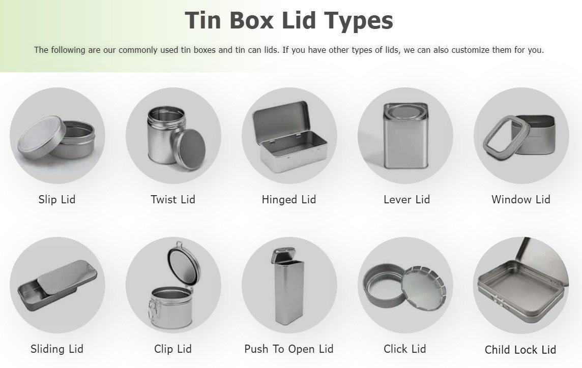 Customized rectangular teabag packaging gift tin box – Tin Packaging ...